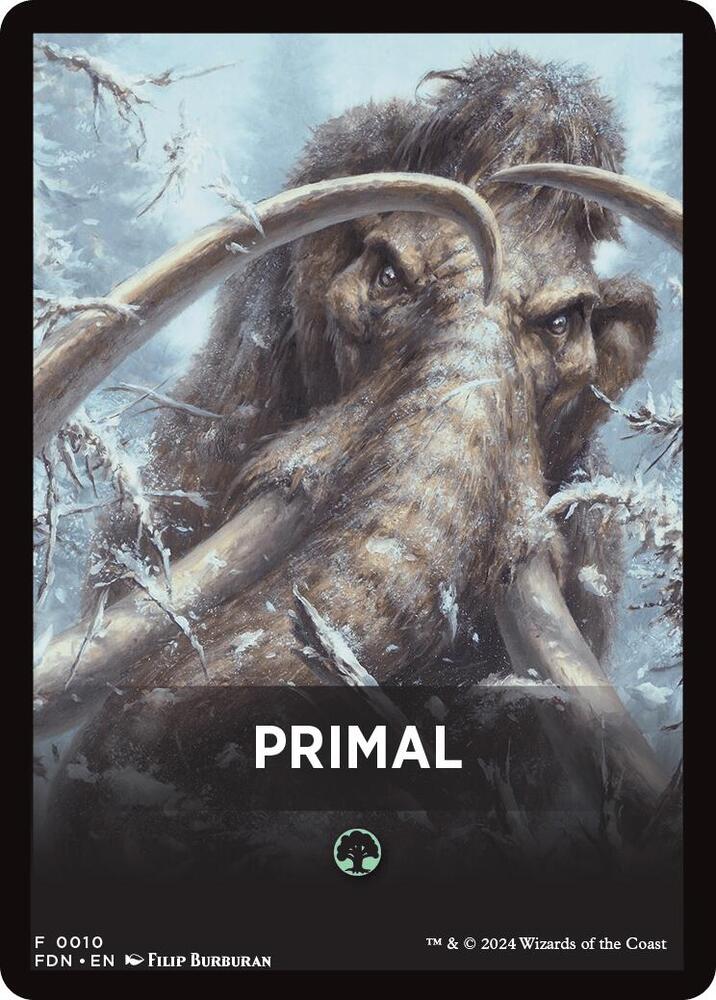 Primal Theme Card [Foundations Tokens] – 5-MANA.SG